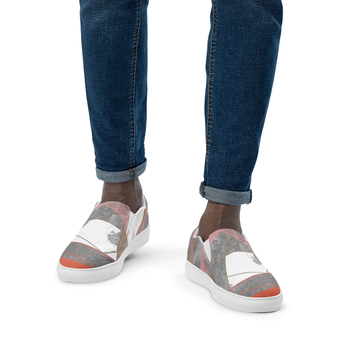 Puzzle Men’s slip-on canvas shoes – Hollistic Human Shop